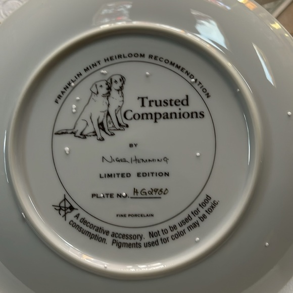 Franklin Mint | Accents | Franklin Mint Labrador Retriever Plate | Poshmark